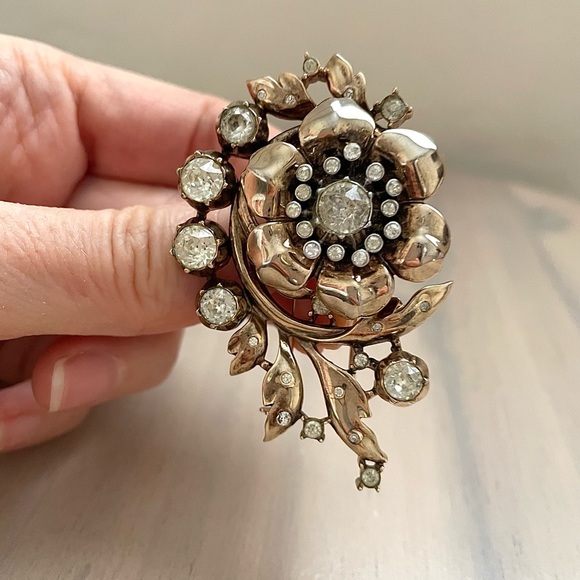 Trifari | Jewelry | Trifari Alfred Philippe Gold And Pave Climbing Rose ...